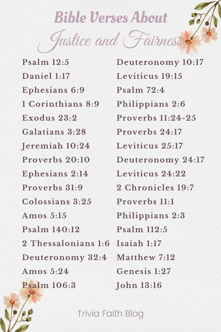 40 Powerful Bible Verses About Justice and Fairness