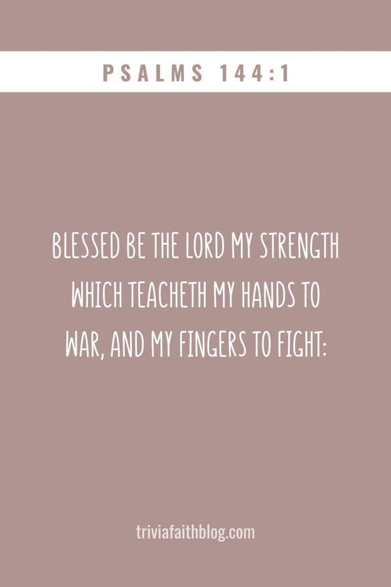 50 Important Bible Verses About War KJV