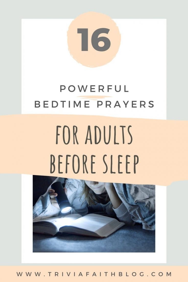 16 Powerful Bedtime Prayers For Adults Before Sleep